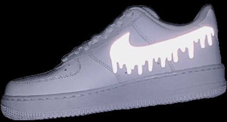 Custom Reflective Air Force 1 drip Butterfly & Stars AF1 | Etsy
