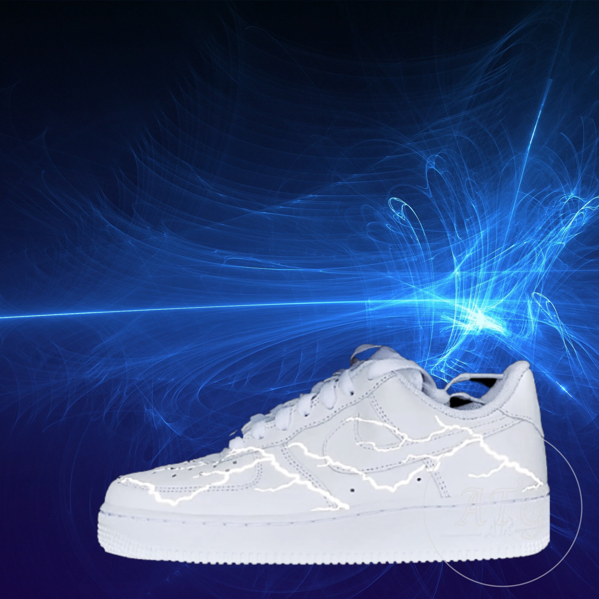 Custom Reflective Air Force 1 ALL SIZES AF1 men Women - Etsy