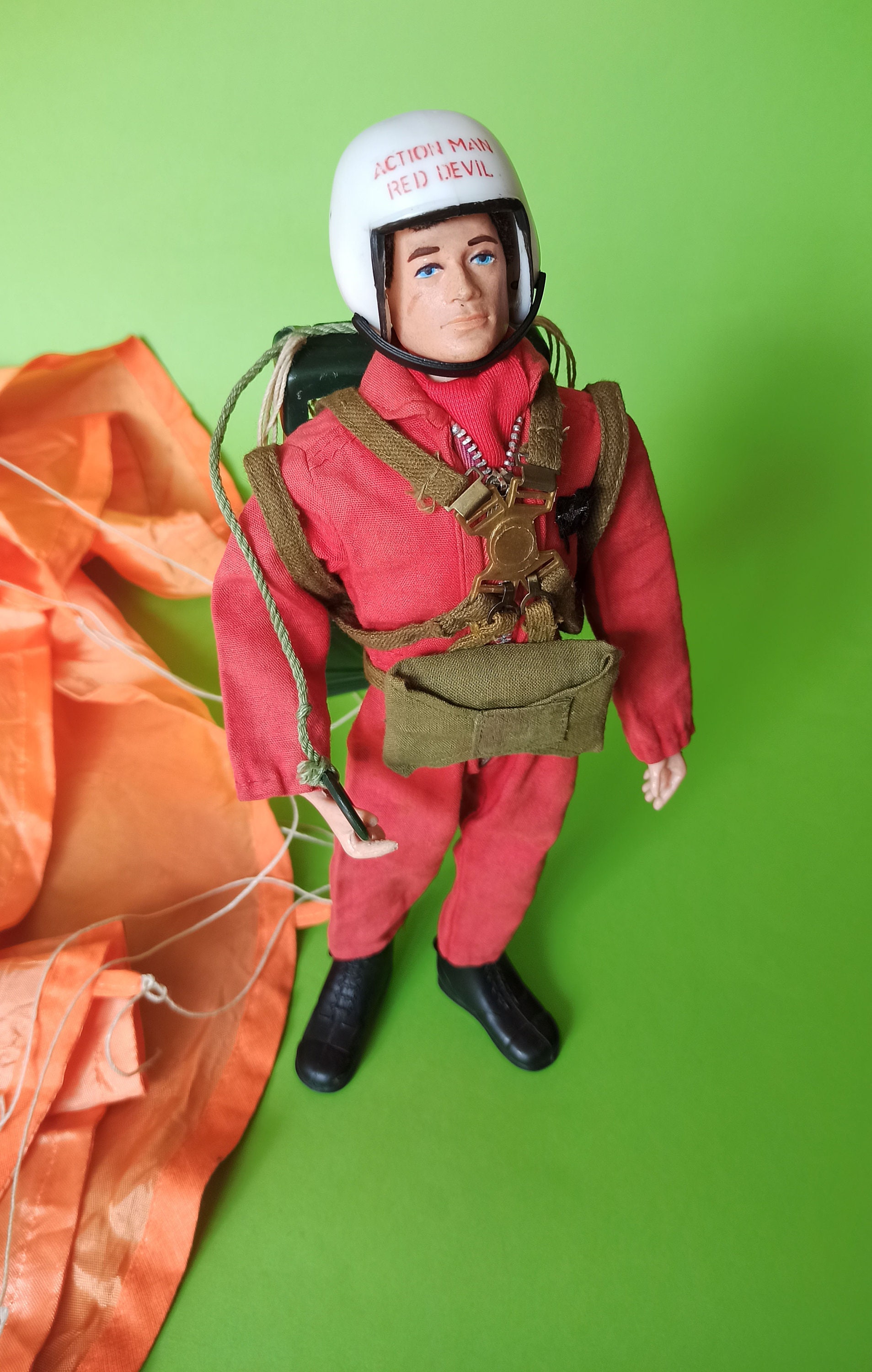 Rare Find... Vintage Palitoy ACTION MAN & Red Devil Parachutist Outfit ...