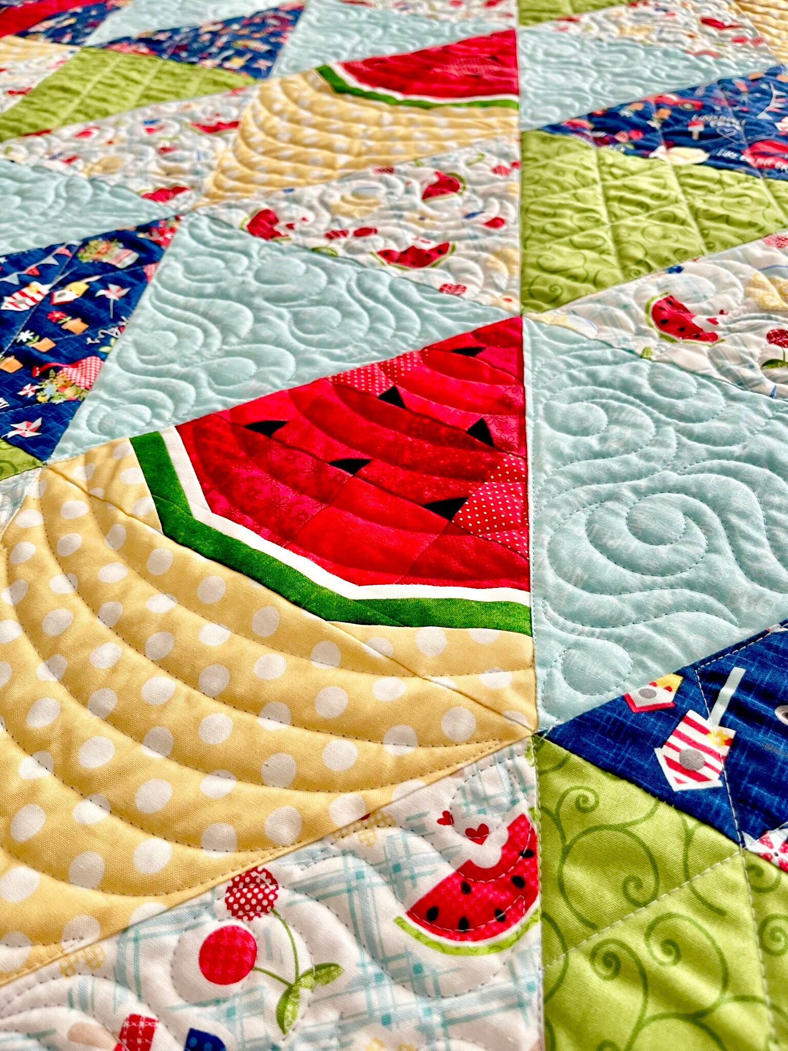 Watermelon Patch Quilt Pattern PDF Digital Download by Angela's DIY ...
