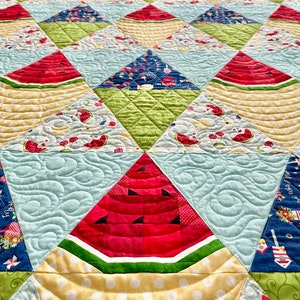 Watermelon Patch Quilt Pattern PDF Digital Download by Angela's DIY ...