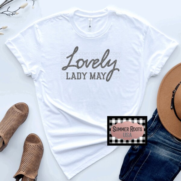 Lovely Lady May Svg - Etsy