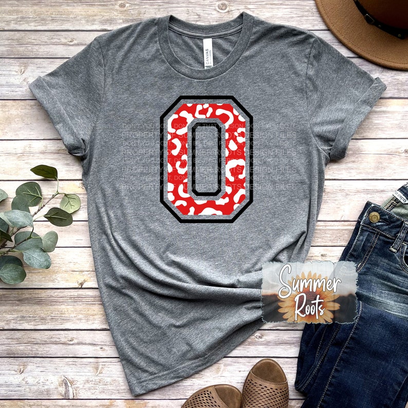 Leopard Print SVG Varsity Block Letter Font Design Digital - Etsy Canada