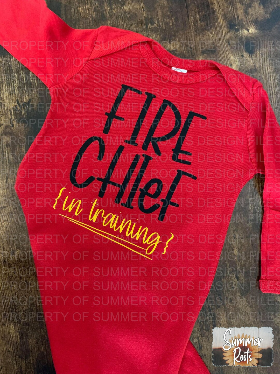 Fire Chief in Training Fireman Baby SVG PNG Design | Digital Download ...