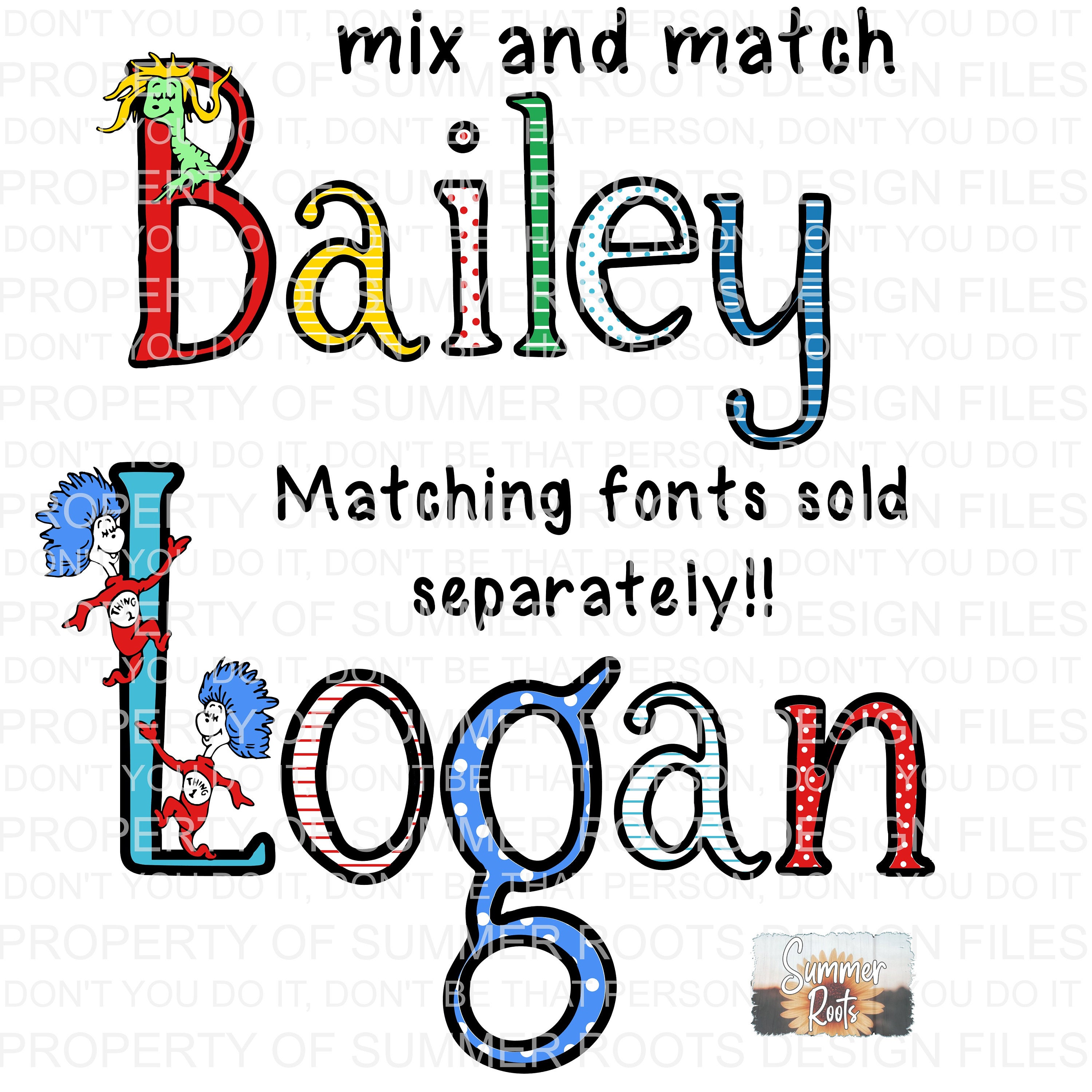 Whimsy Doodle Font Lower Case Polka Dot SVG Trio Bundle Design | Etsy