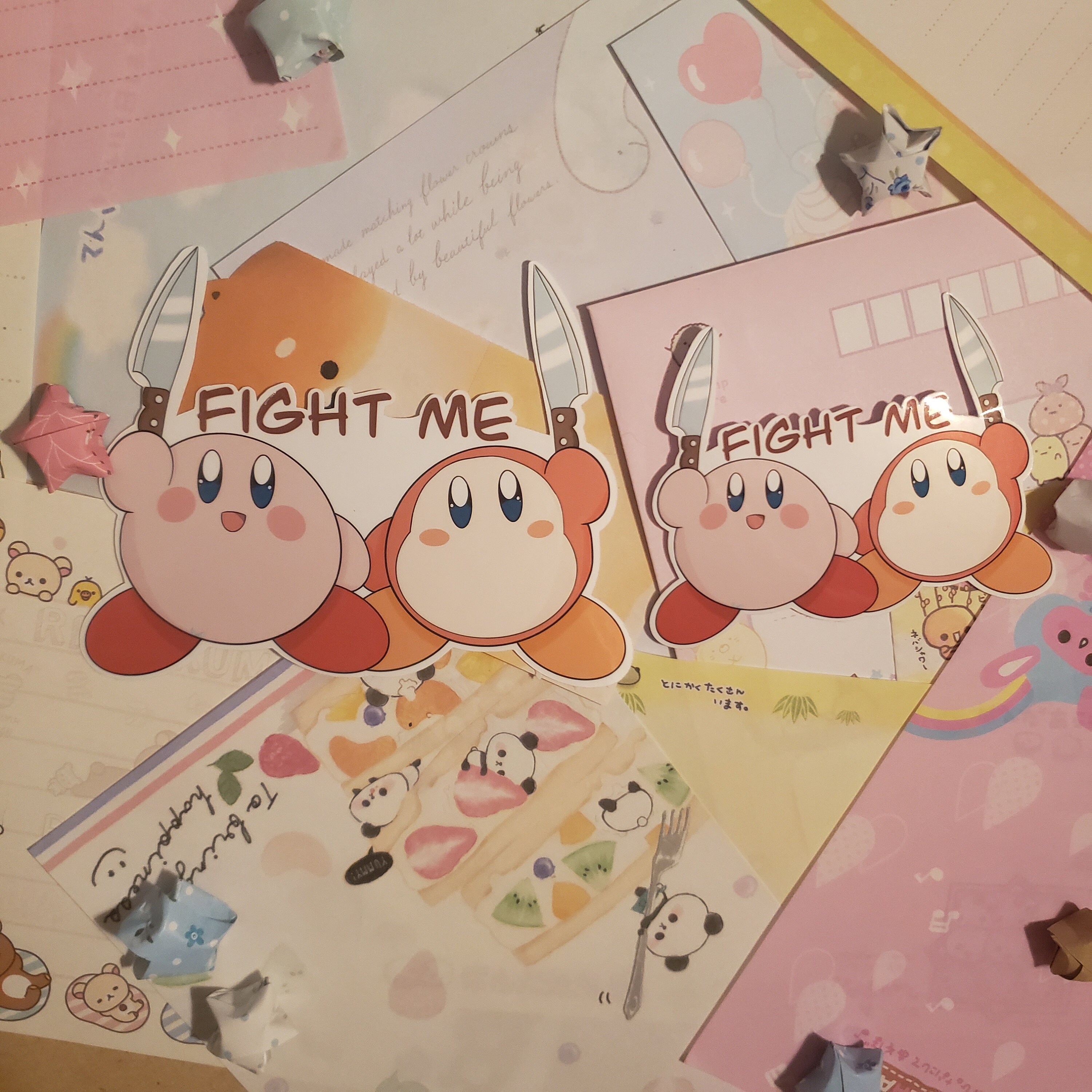 Paper Kirby Waddle Dee Peeker Sticker Decal Paper & Party Supplies etna ...