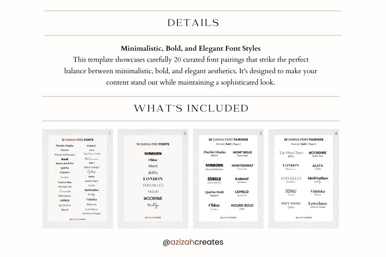 20 Best Canva Font Pairings Template Minimalistic Font, Bold Font ... 20 Best Canva Font Pairings Template Minimalistic Font, Bold Font ...