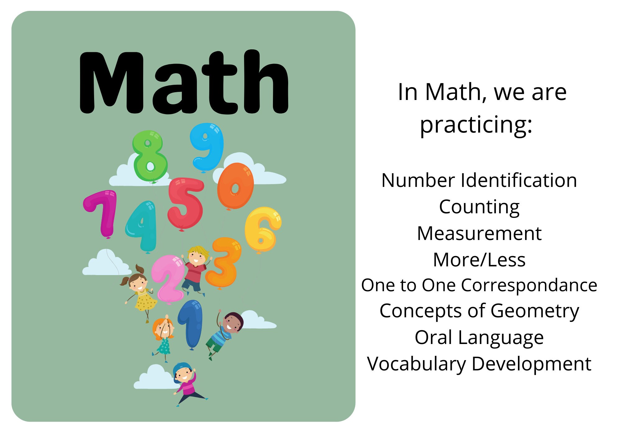 Center Tags With Classroom Labels (including Learning Goals) Pre-k ...
