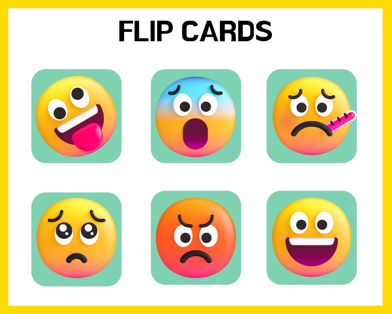 Emoji Bingo Social Emotional Learning Feelings Lessons Unit Pre ...