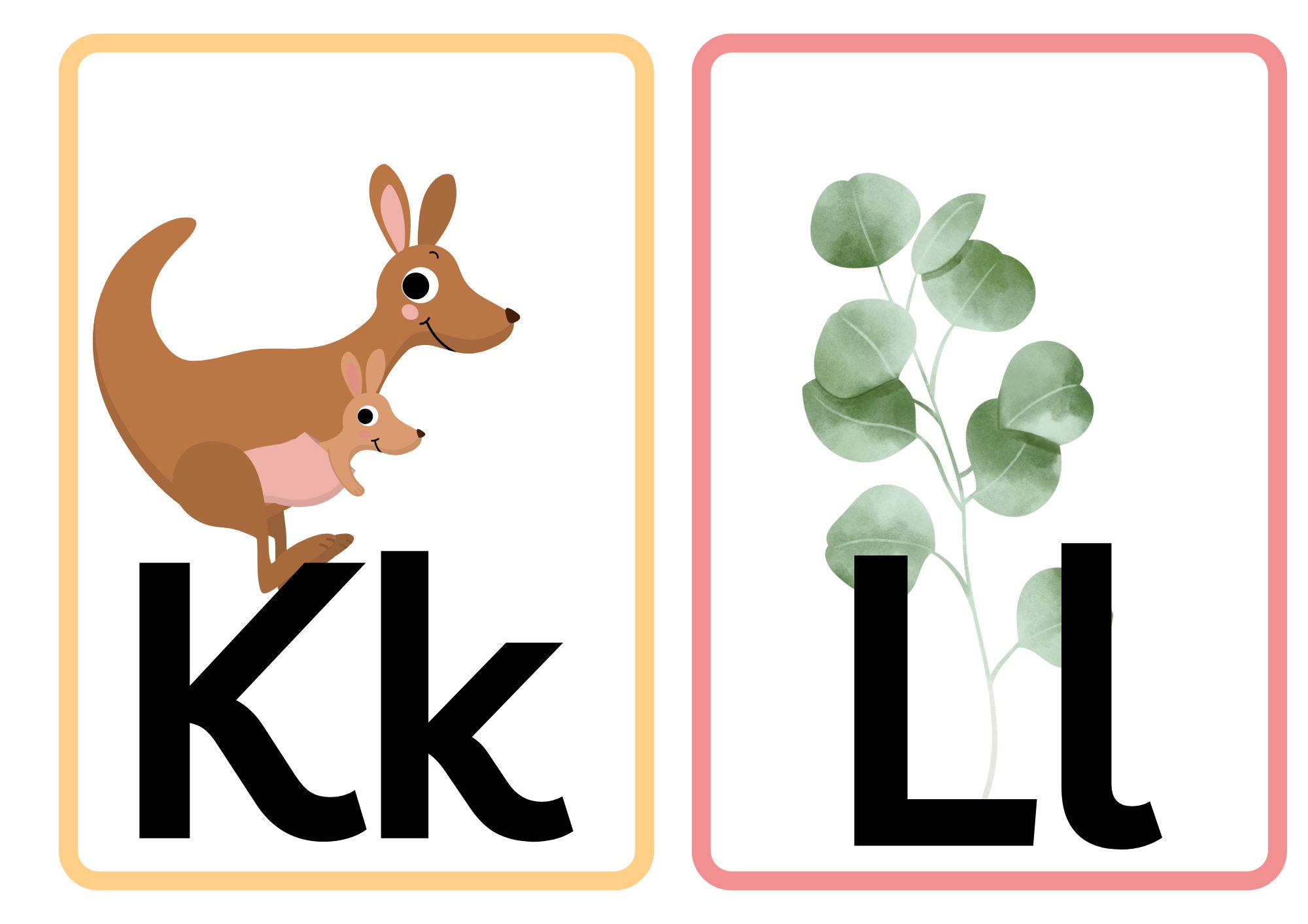 Alphabet Letters Set W/ Pictures Classroom Decor Head Start Prek ...