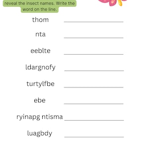 Science Packet Activity Book Insects Printables Kindergarten Digital ...