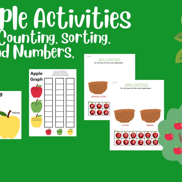 Letter Sorting Pre K Worksheets - Etsy