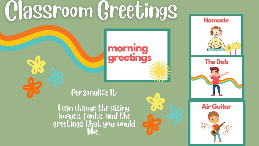 Morning Student Teacher Greetings Pre-kindergarten Back to School ...