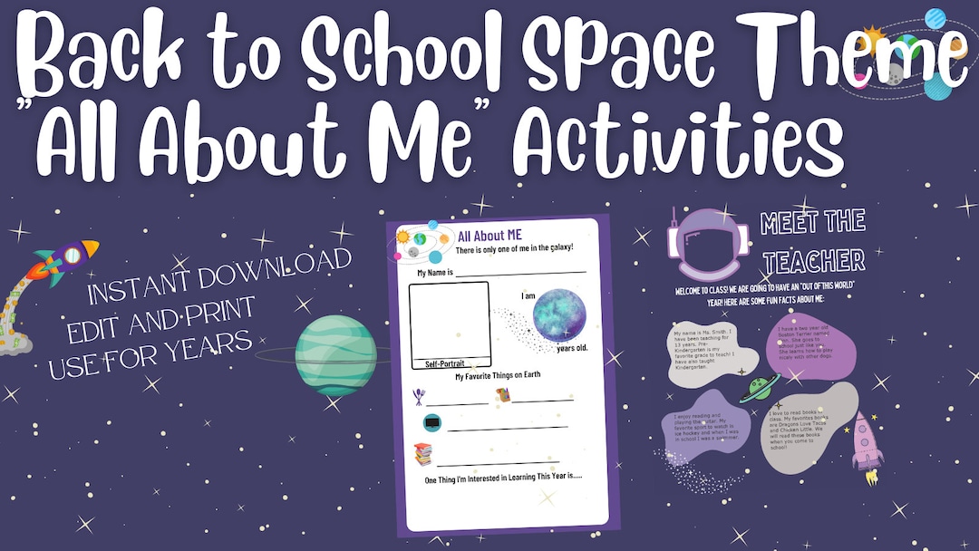 Back to School Welcome Activities Primary Grades - Customize Digital ...
