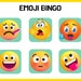 Emoji Bingo Social Emotional Learning Feelings Lessons Unit Pre ...