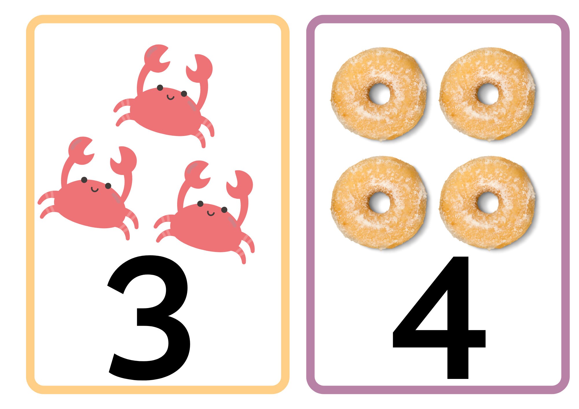 Numbers Set 1-20 With Visuals - Head Start Pre-k Kinder Math Classroom ...