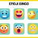 Emoji Bingo Social Emotional Learning Feelings Lessons Unit Pre ...