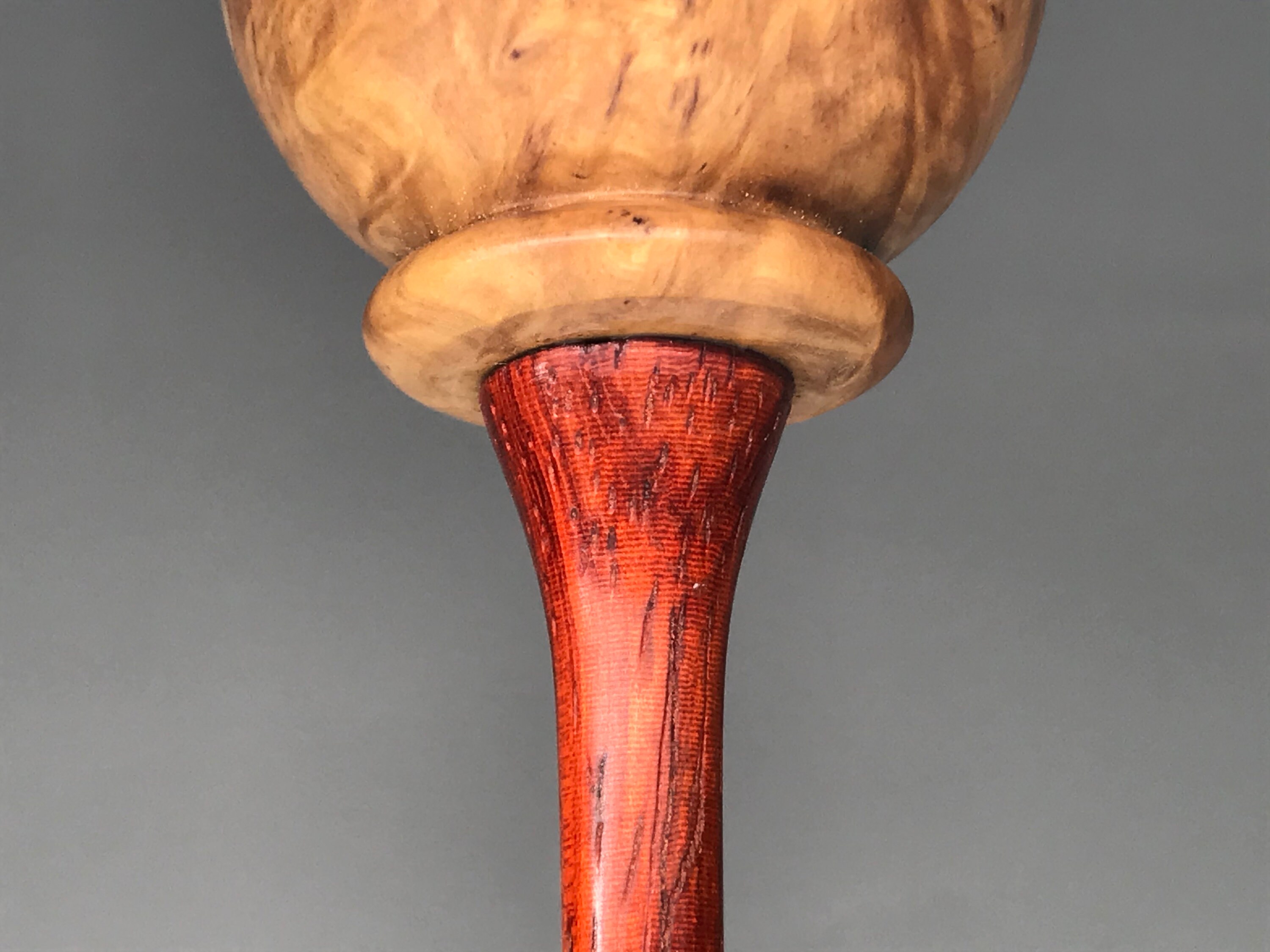 Handmade Burl and Paduk Goblet - Etsy