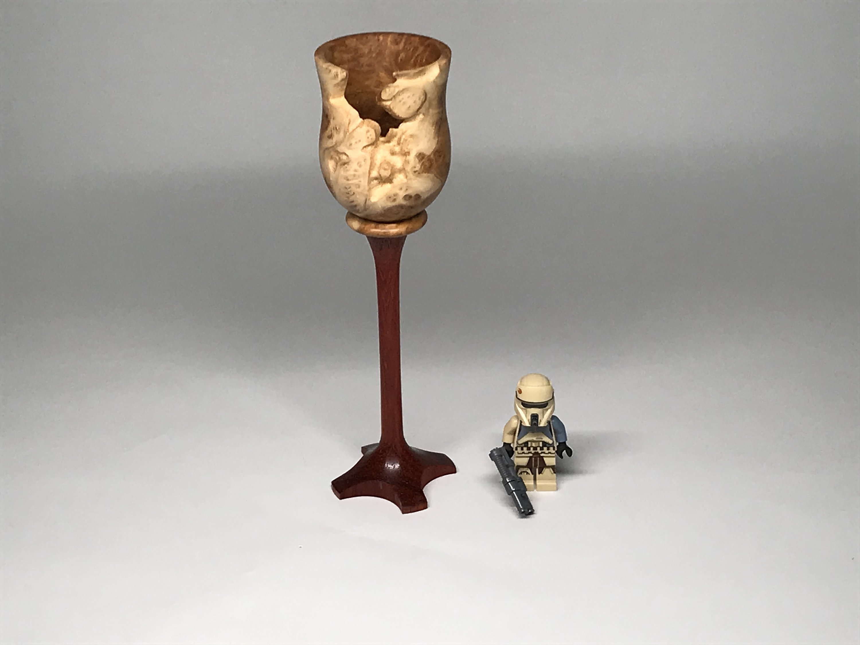 Handmade Burl and Paduk Goblet - Etsy