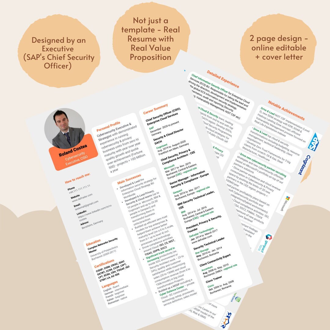 Accenture Infographic Resume