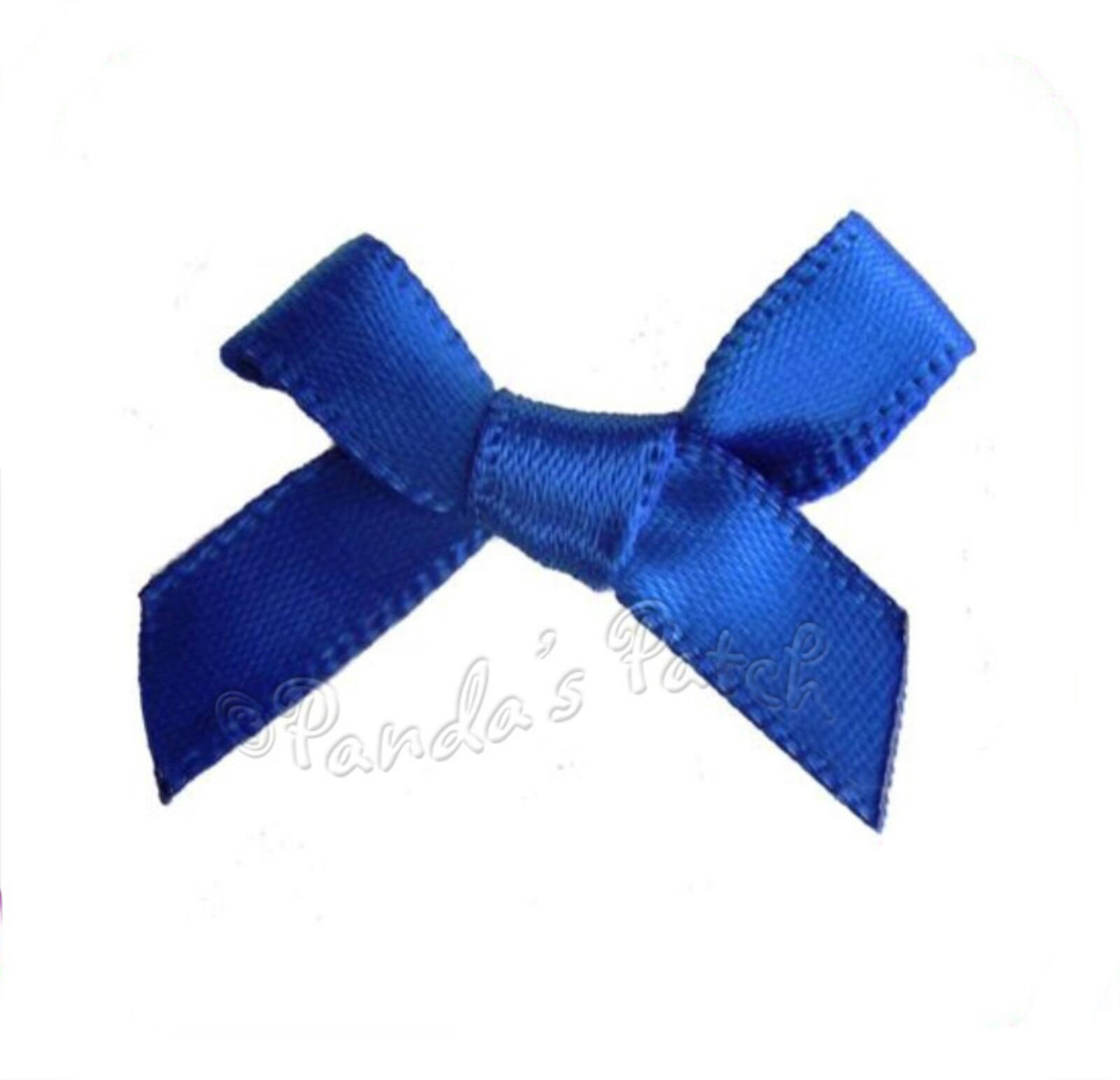 10 Pk Bow Satin 3cm Wide Ribbon Pre-tied Bows Craft - Etsy