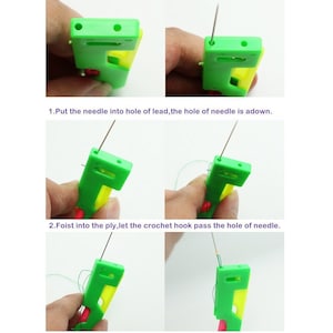 Easy to Use Needle Device Automatic Needle Threader Thread Guide Sewing ...