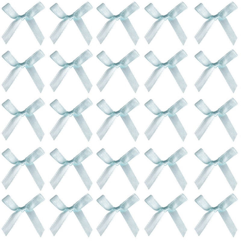 Small Blue Bows - Etsy