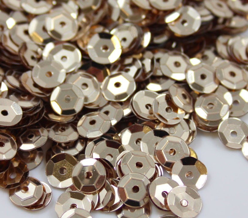 Round Cupped Sequins Sewing Craft Confetti Mix Colours 15g Bag 6mm All ...