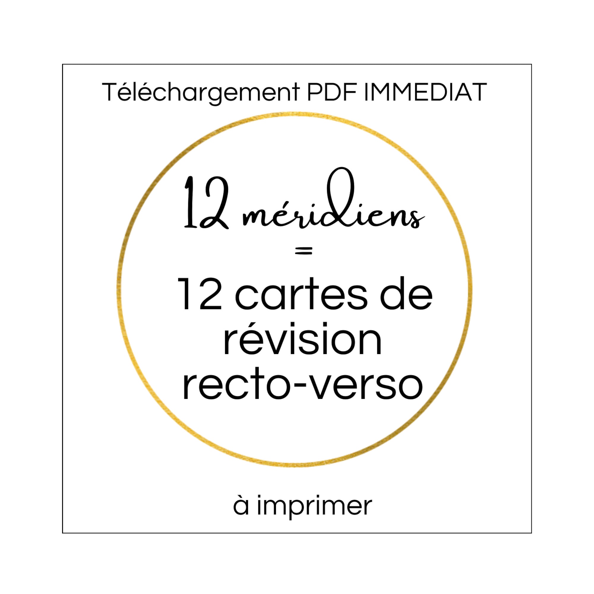 PDF à imprimer 12 cartes de révision des méridiens, Cartes imprimables ...