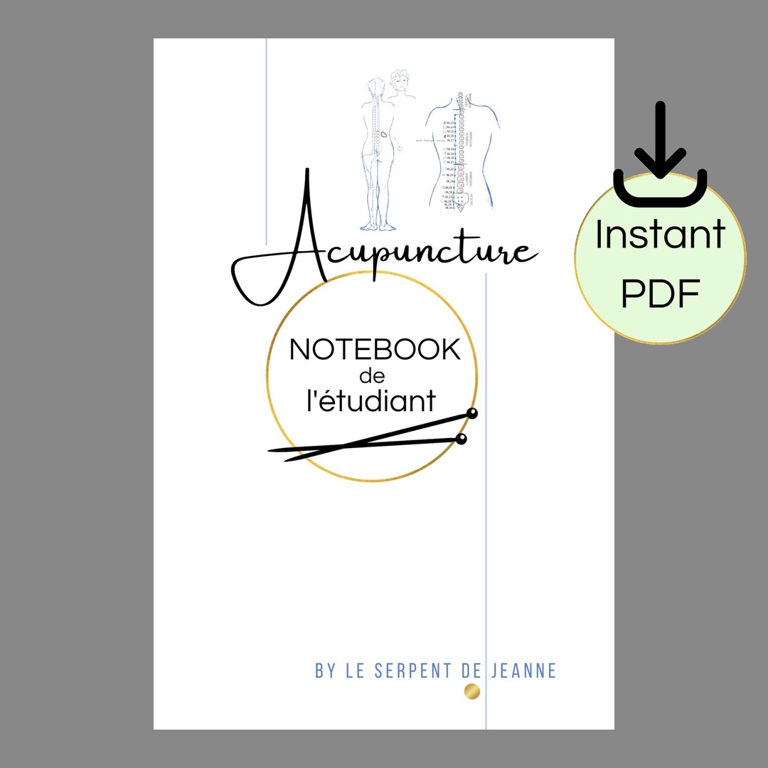 Acupuncture Student's Notebook PDF, Chinese Medicine Worksheets ...