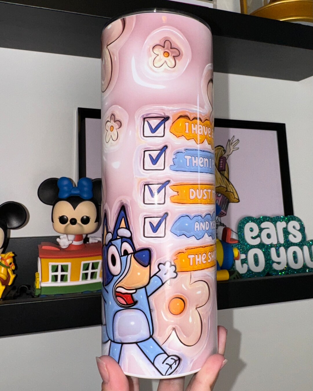 Bluey Checklist Puff 20oz Tumbler / Bluey Heeler Insulated Tumbler ...