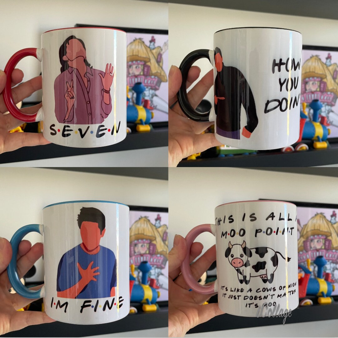 Coffee Mug 11oz | Friends TV Show Sublimated Mugs | 11oz Drinking Cup ...
