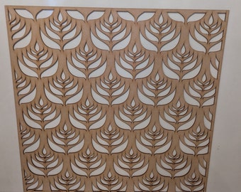 Wooden 6mm Thick MDF Diamond Grille 580 X 300mm Size Decorative Panel ...