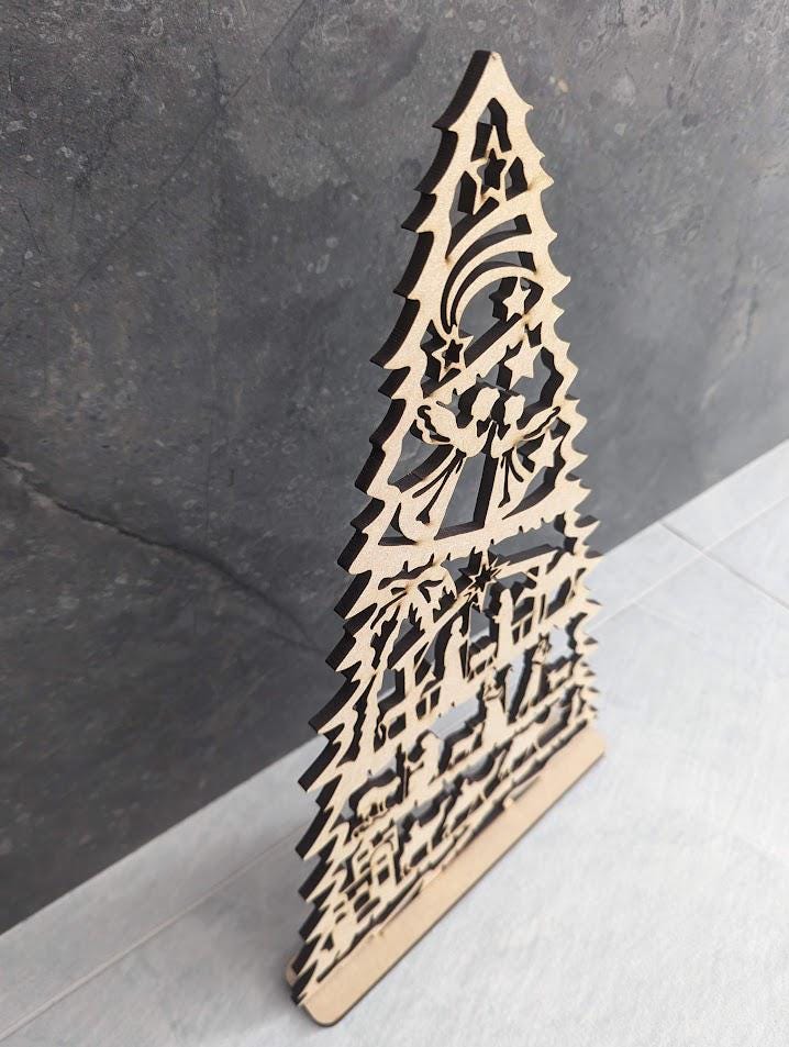 Wooden Laserkris Christmas 6mm Thick Mdf Wood Craft Embelishments Laser ...
