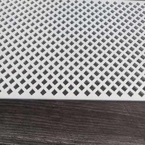 Wooden 6mm Thick MDF Diamond Grille (580 X 300mm Size) Decorative Panel ...