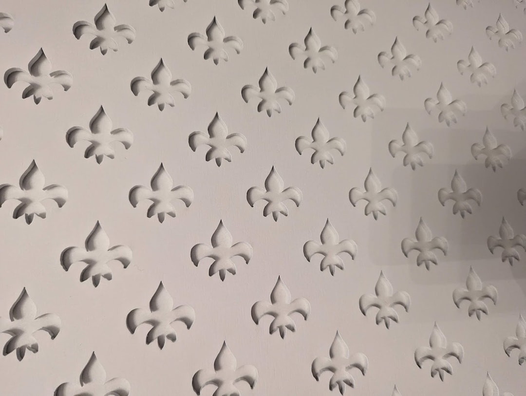 Laserkris Radiator Cabinet Wall Decorative Screening-fleur-de-lis ...