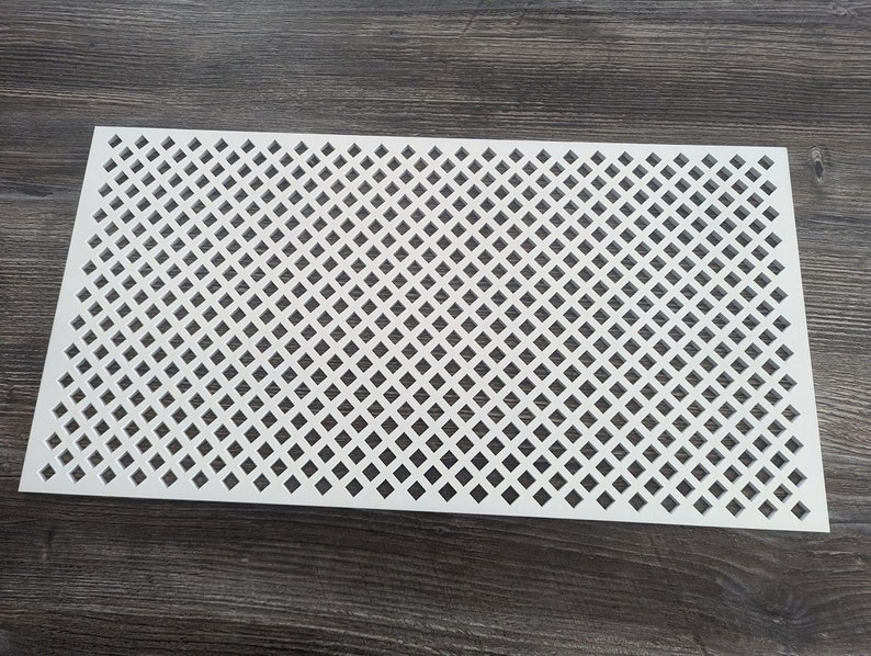 Wooden 6mm Thick MDF Diamond Grille (580 X 300mm Size) Decorative Panel ...