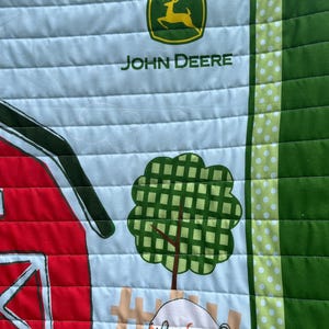 John Deere Little Farm USA Baby Quilt - Etsy