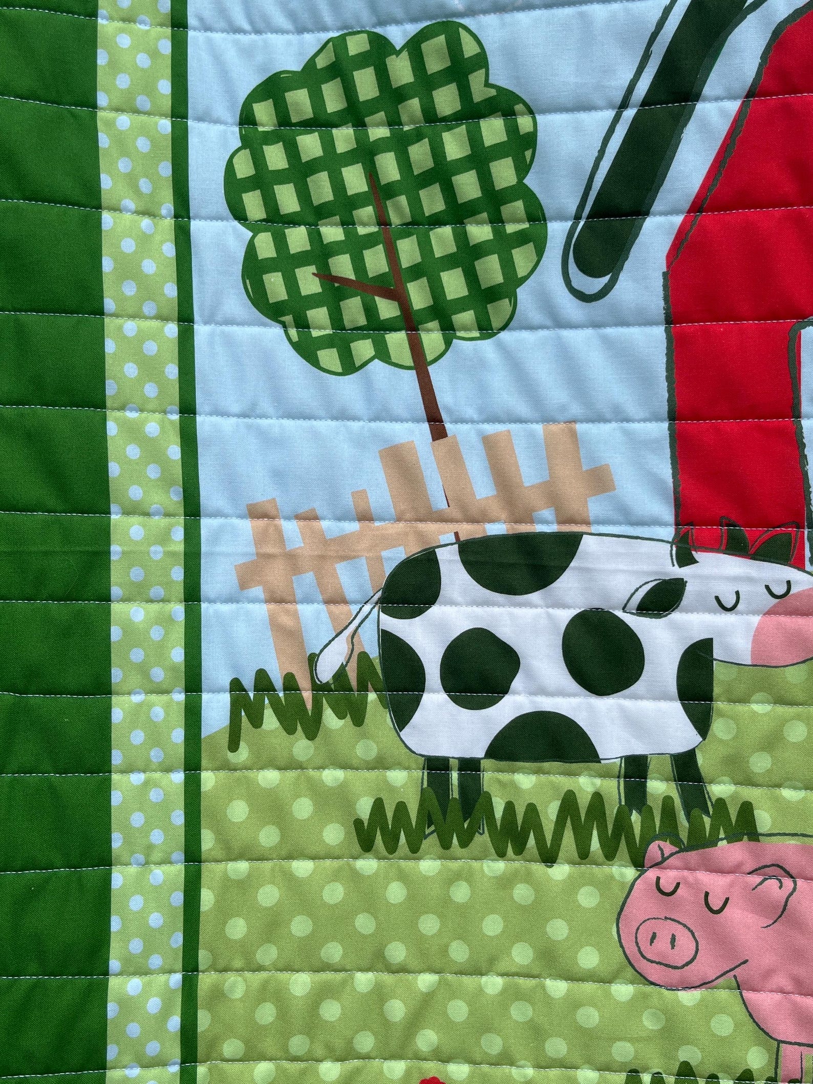 John Deere Little Farm USA Baby Quilt - Etsy