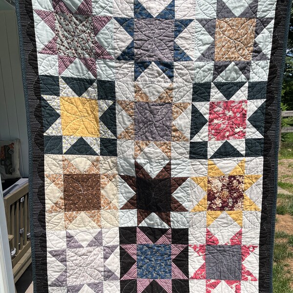 Sawtooth Star Quilt Pattern - Etsy
