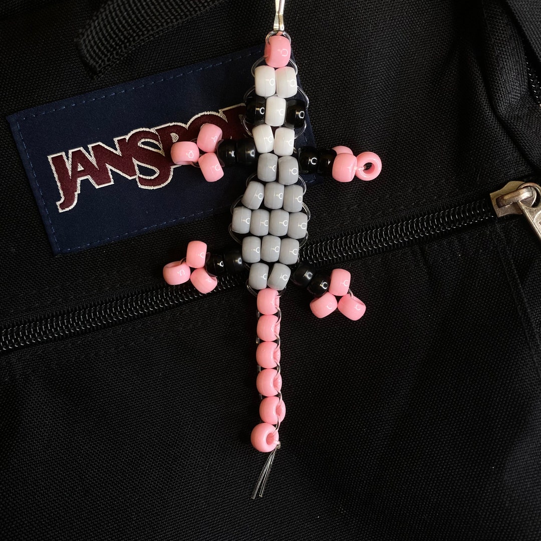 Bead Lizard Opossum Keychain - Etsy