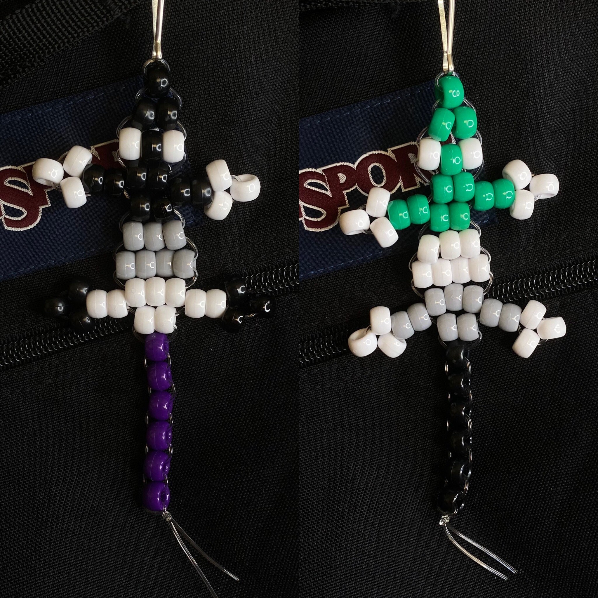 Bead Lizard LGBT Pride Flag Keychain - Rainbow, Lesbian, Gay, Bisexual ...