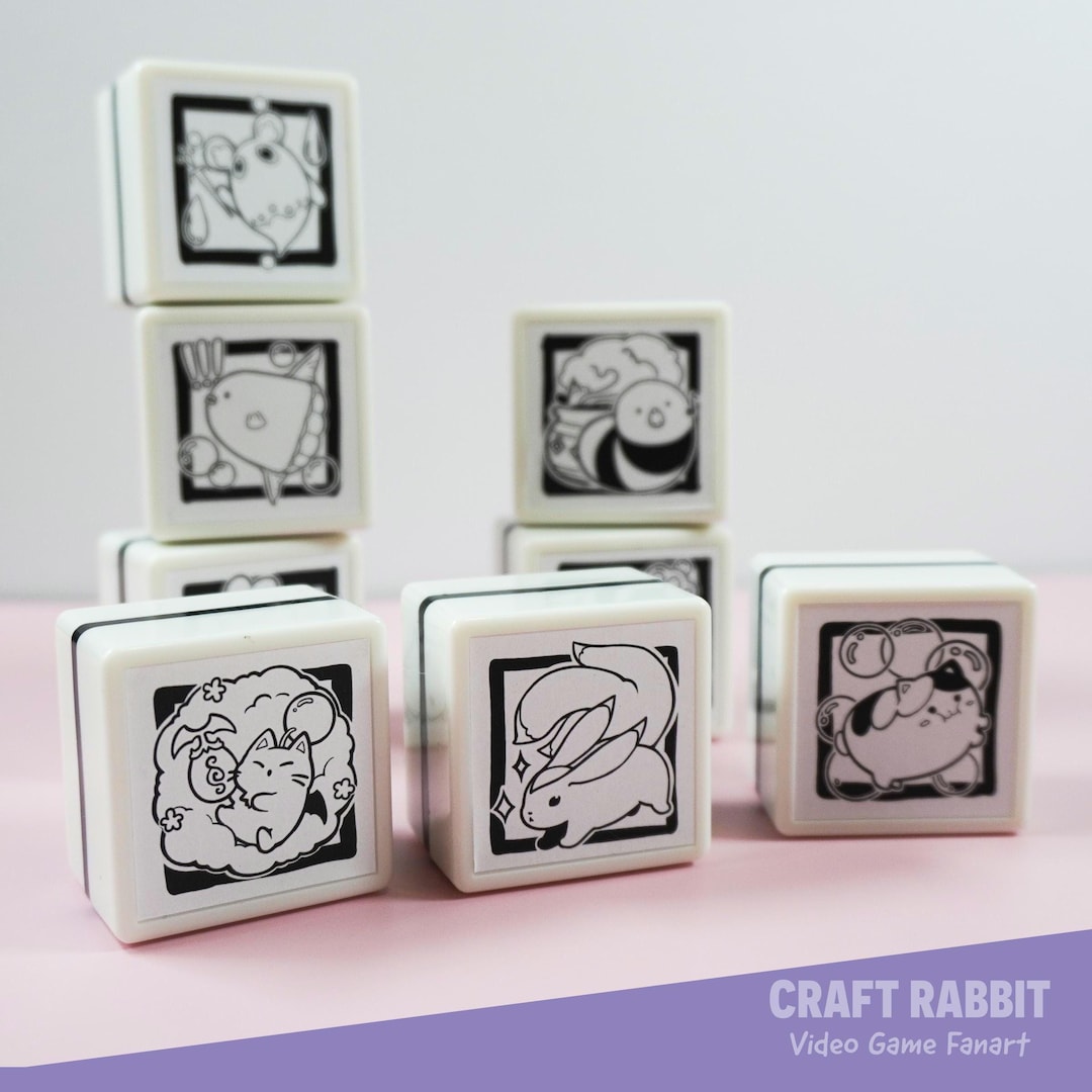 Final Fantasy XIV Minions Self-inking Stamps - Etsy