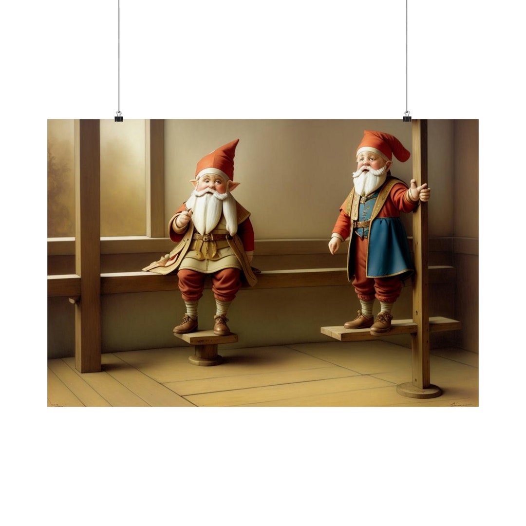 Gnomes Poster,gnome,matte Horizontal Posters - Etsy
