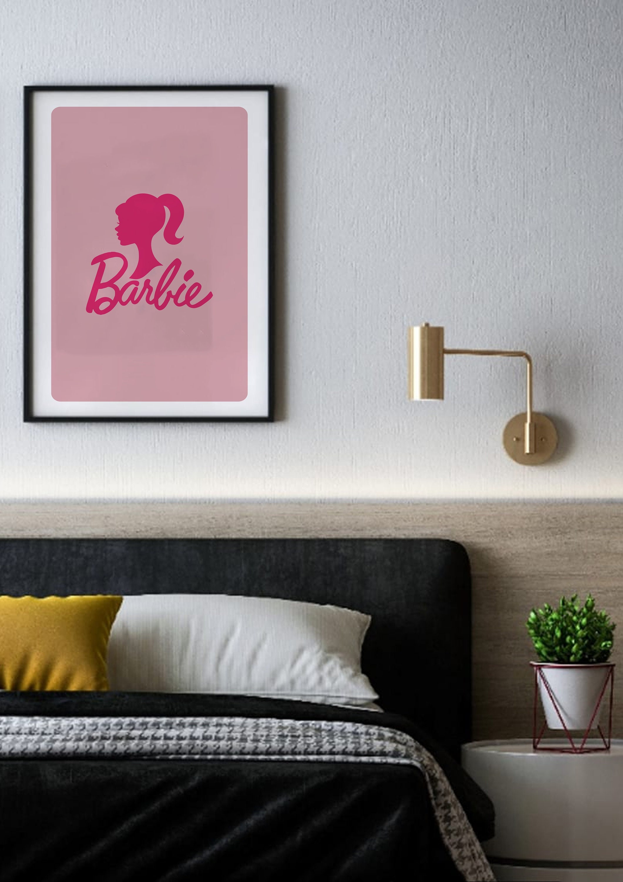 Barbie Wall Art Deco, Barbie Wall Art, Barbie, Barbie Poster, Wall Art ...
