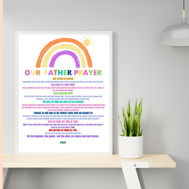 The Lord's Prayer| Our Father Prayer for Kids | the Lord's Prayer Kids ...
