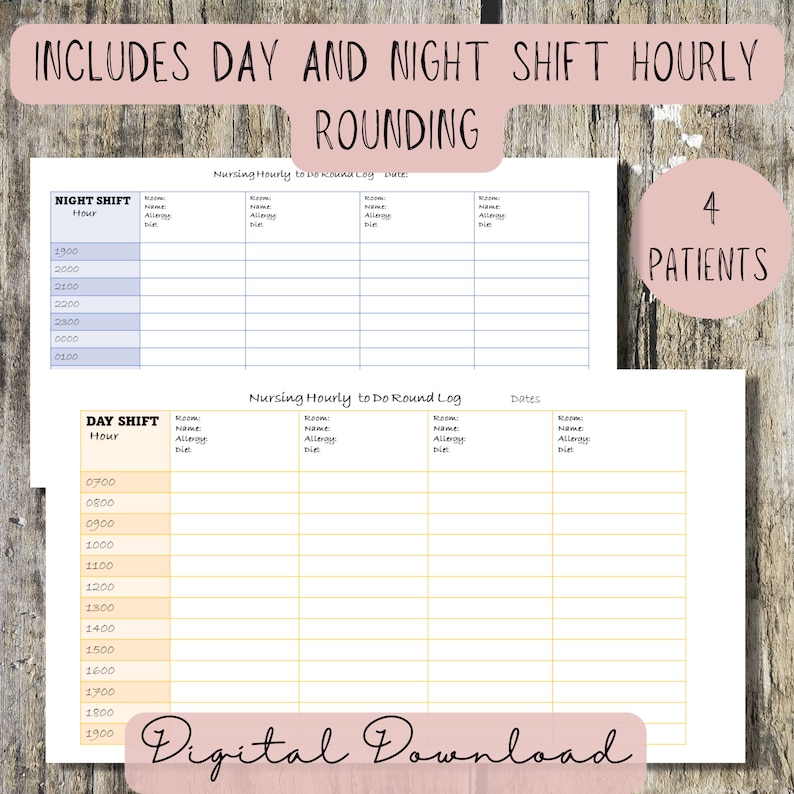 Nursing Report Sheet Bundle, Medical Surgical (digital Download) - Etsy