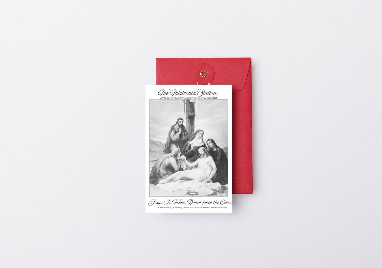 Stations of the Cross Printable Banner Catholic Lent & Easter Prayer ...