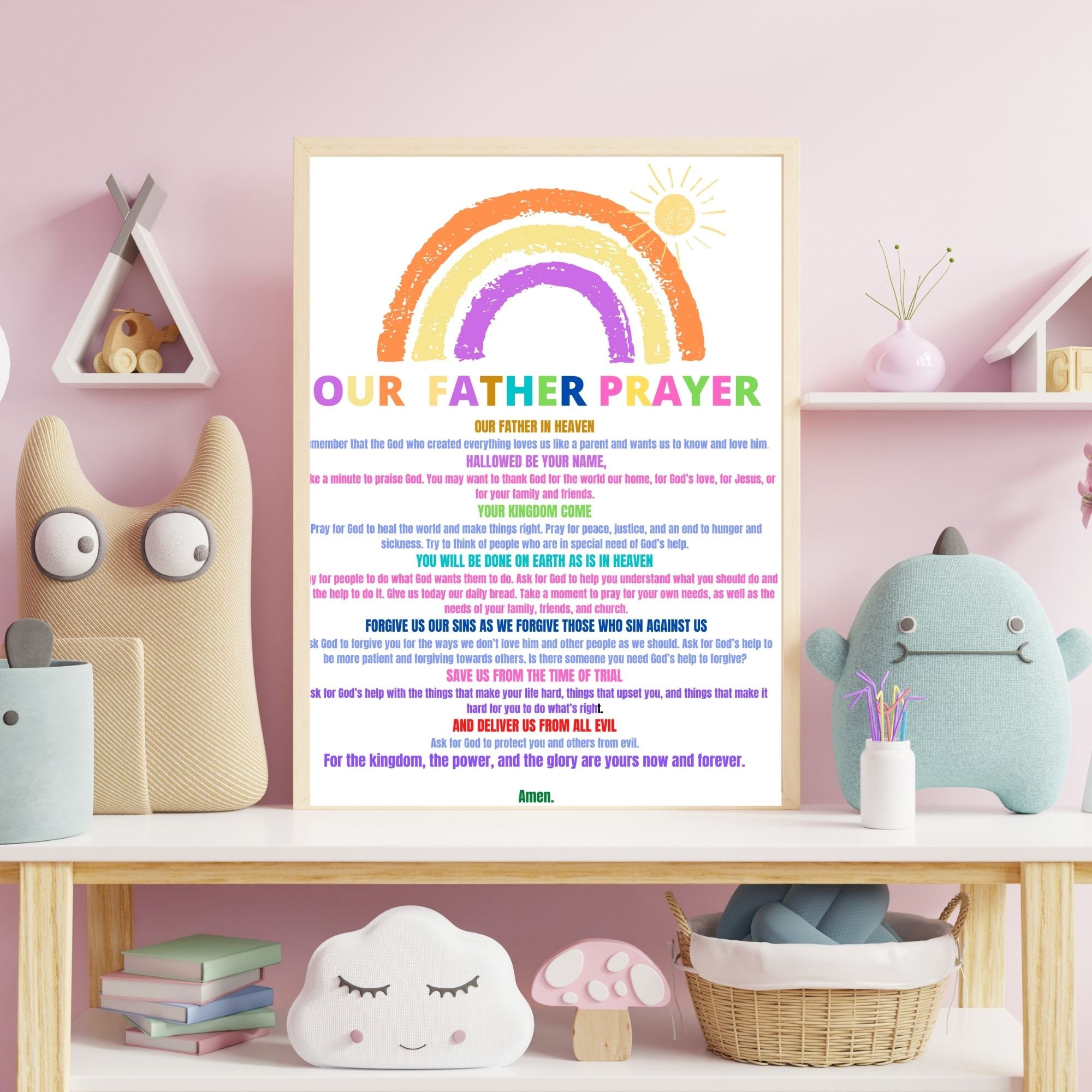 The Lord's Prayer| Our Father Prayer for Kids | the Lord's Prayer Kids ...