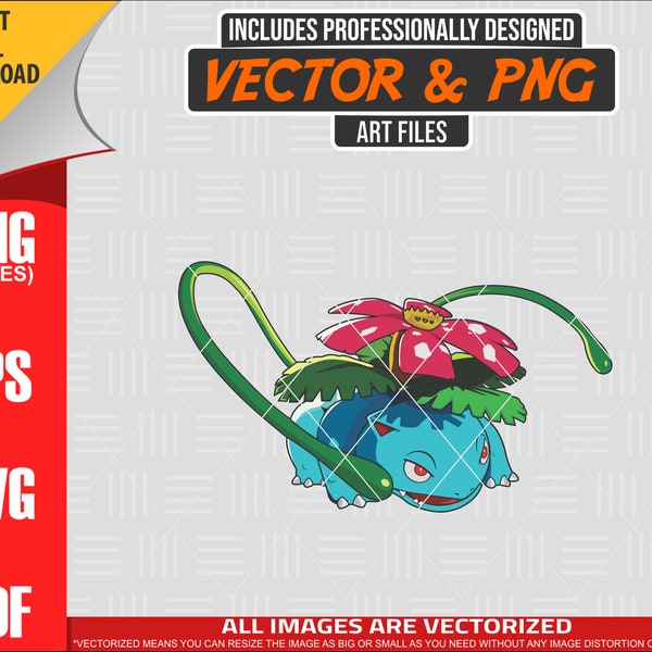 Venusaur Svg - Etsy